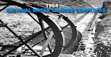 1964-Israel National Water Carrier Completed