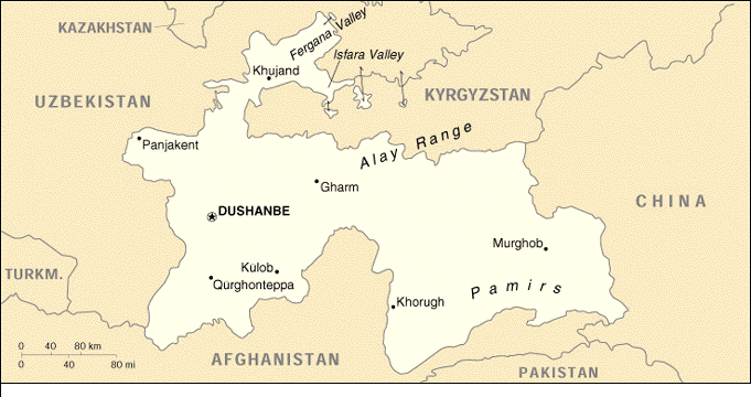Tajikistan Geography